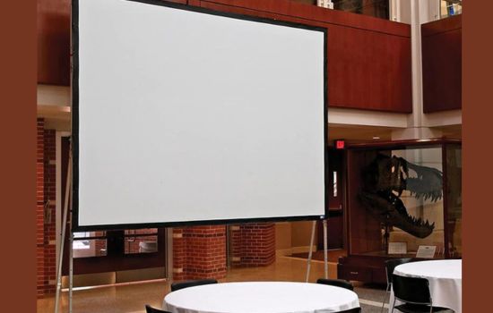 Projector + 10′ Fast Fold Screen Rental - Event Expert